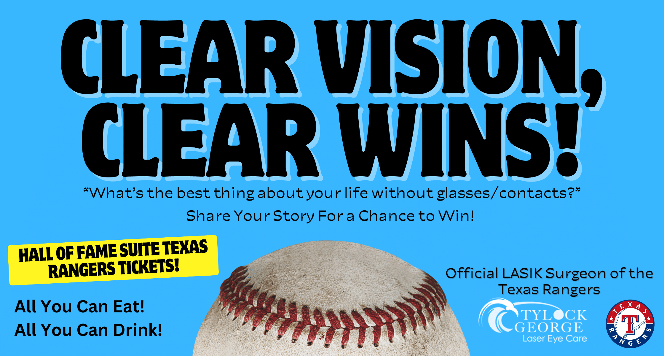 Clear Vision, Clear Wins: Share Your Story and Win Rangers VIP Suite ...